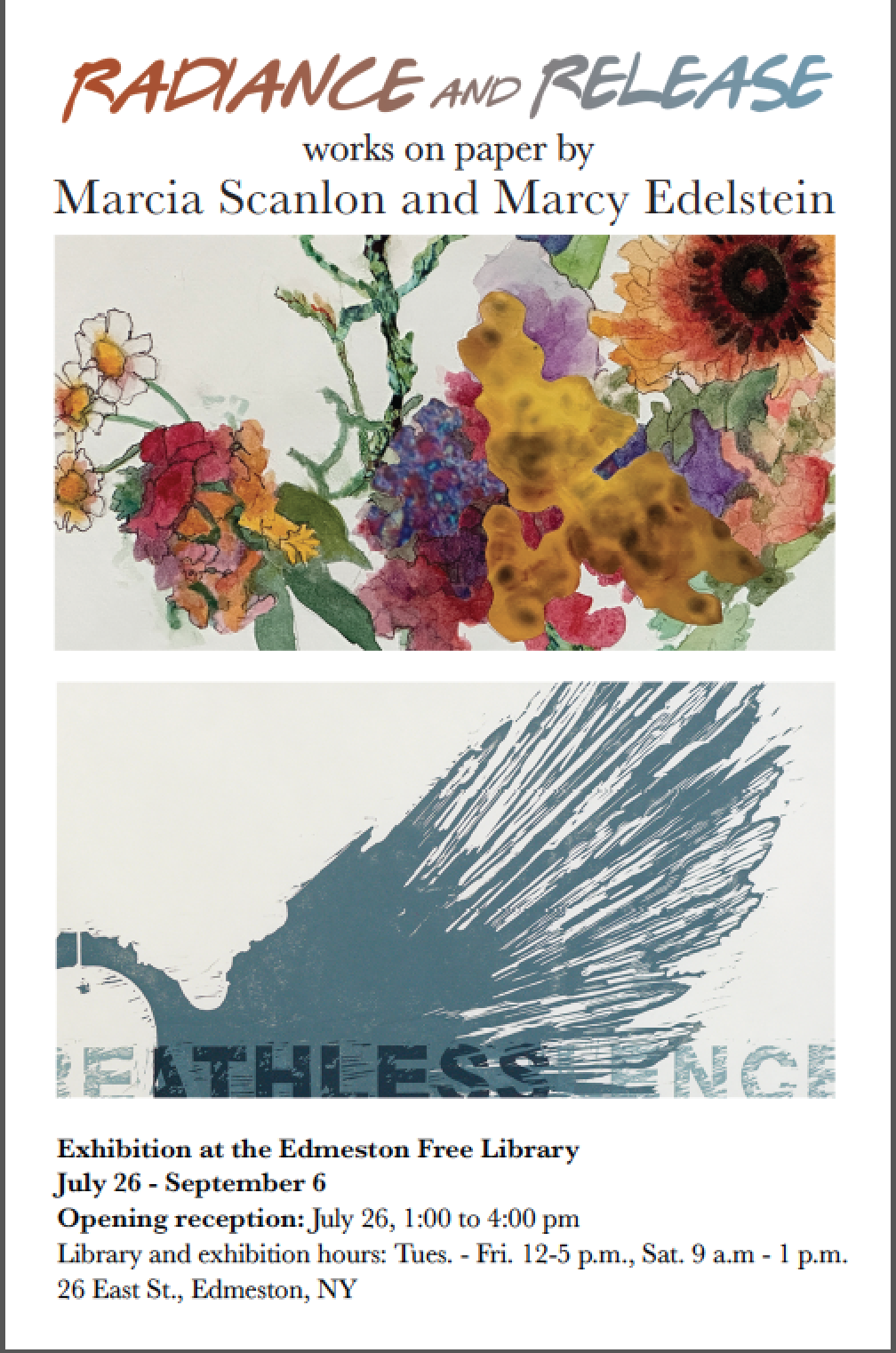 Radiance and Release by Marcia Scanlon and Marcy Edelstein Exhibition ...