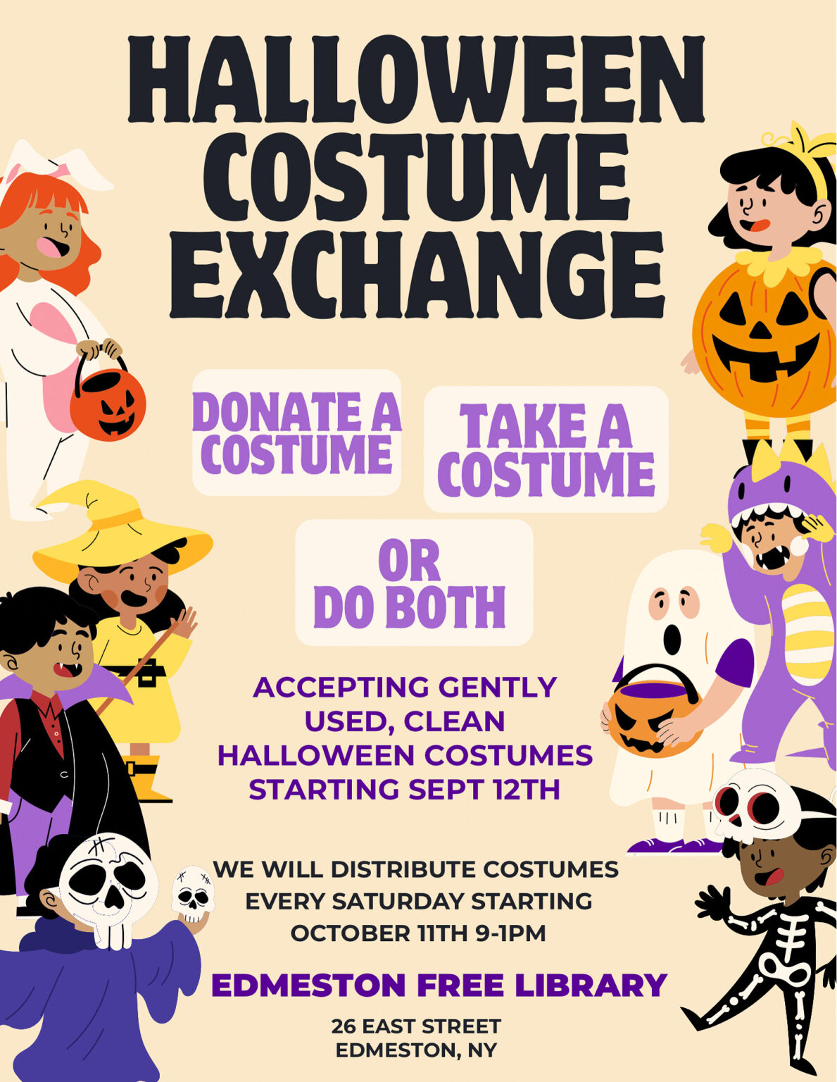 Halloween Costume Exchange - Edmeston Free Library