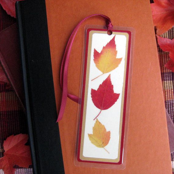 Kids’ Craft: Autumn Leaves Bookmarks – Fairview Public Library
