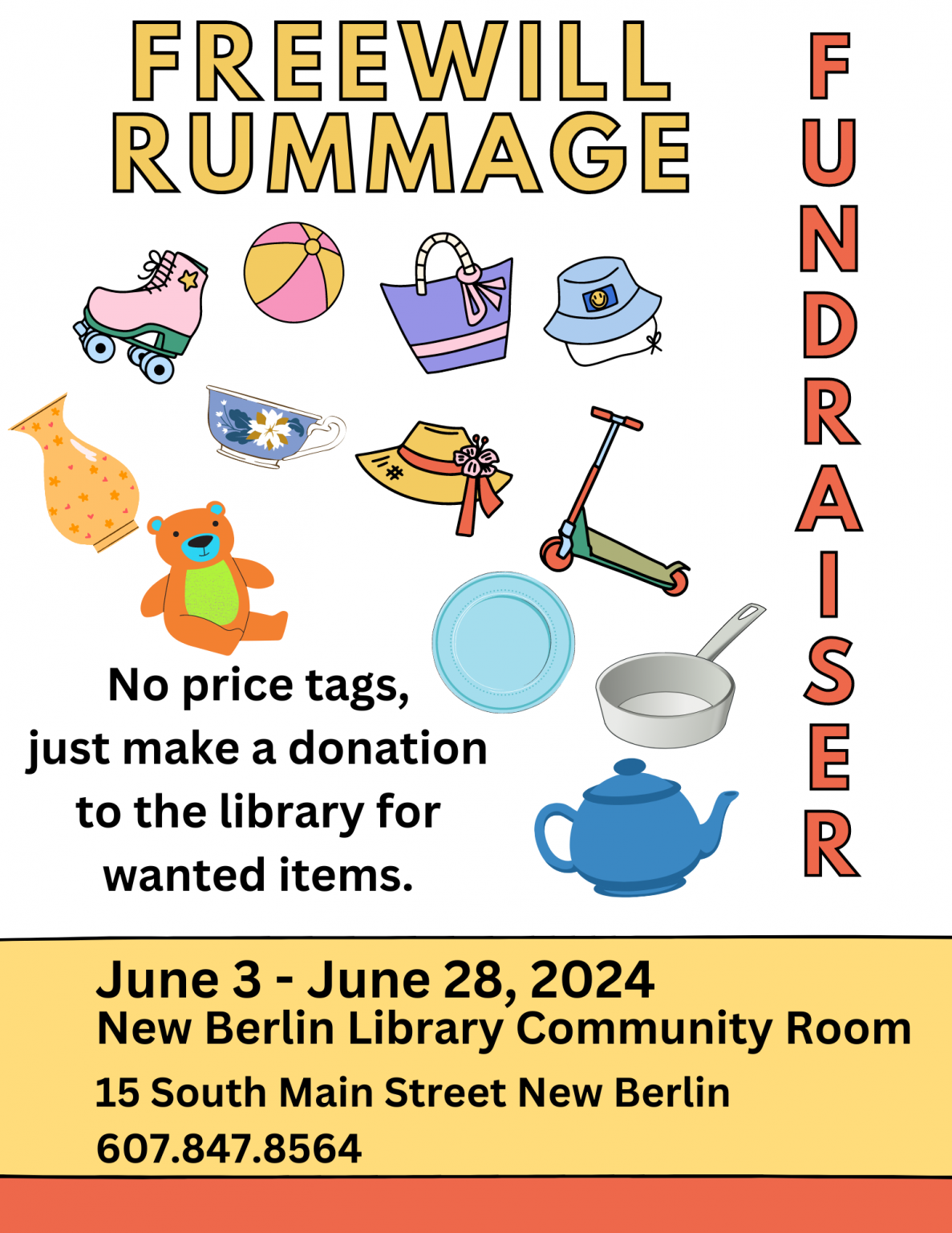 Freewill Rummage Fundraiser – New Berlin Library