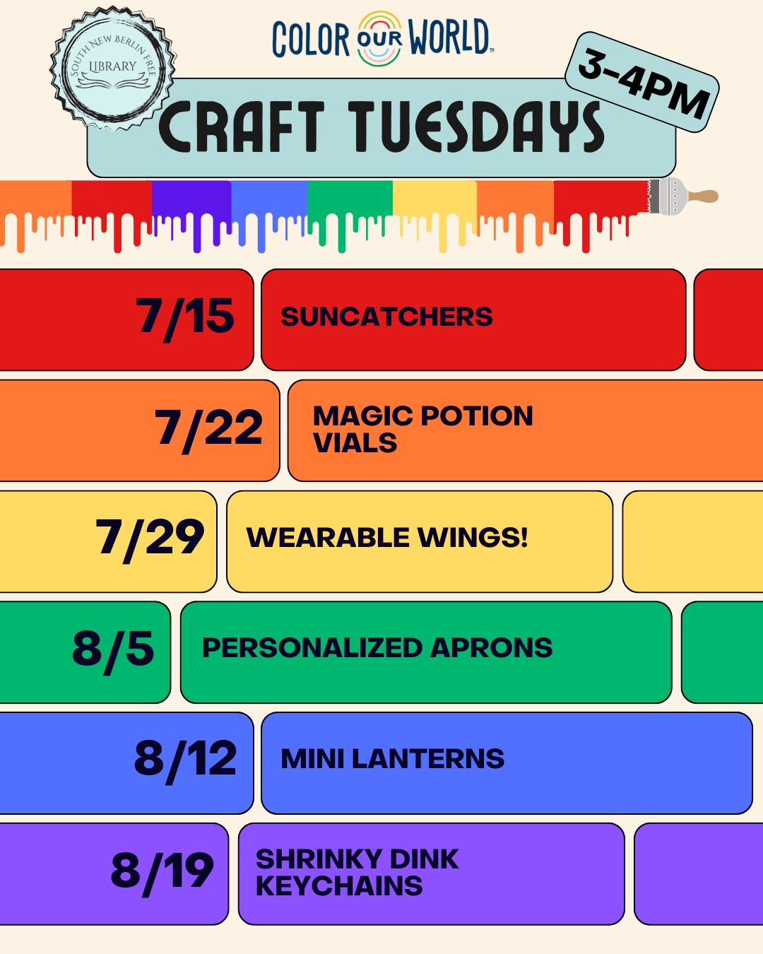 Craft Tuesdays – South New Berlin Free Library